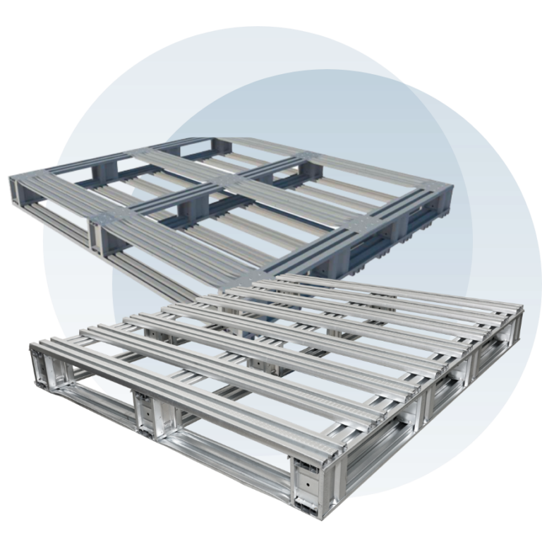 One Way Pallet พาเลทเหล็ก พาเลทส่งออก มีน้ำหนักเบา ราคาโรงงาน